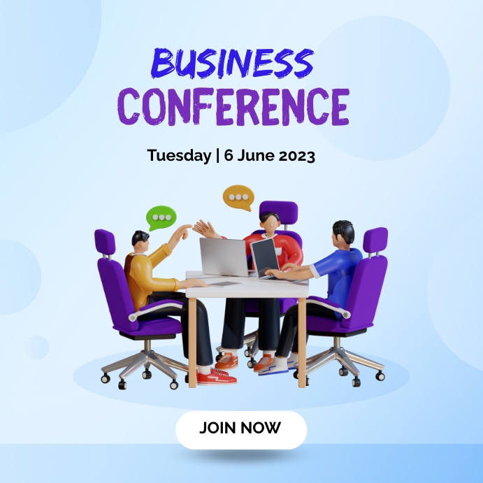BUSINESS CONFERENCE Template | PosterMyWall