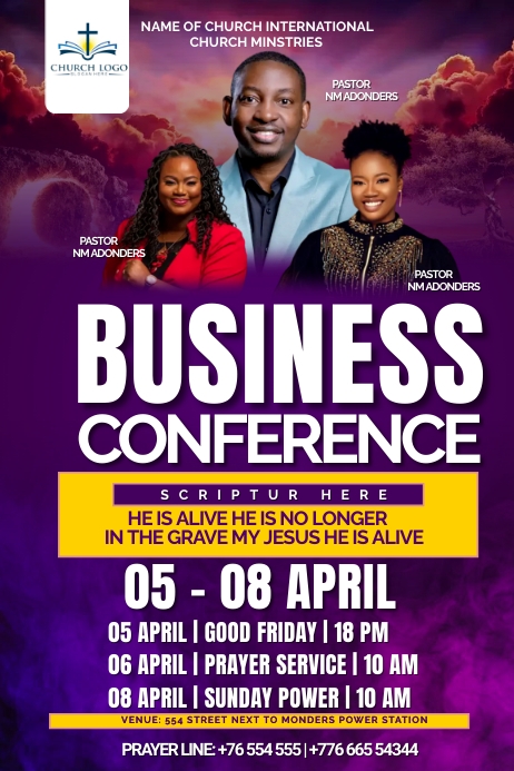 business conference Template | PosterMyWall