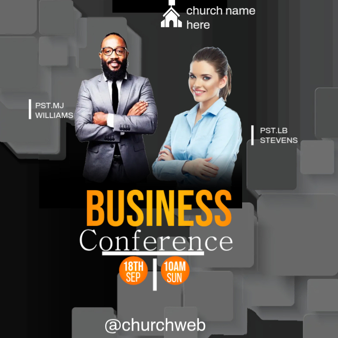 Copy of business conference | PosterMyWall