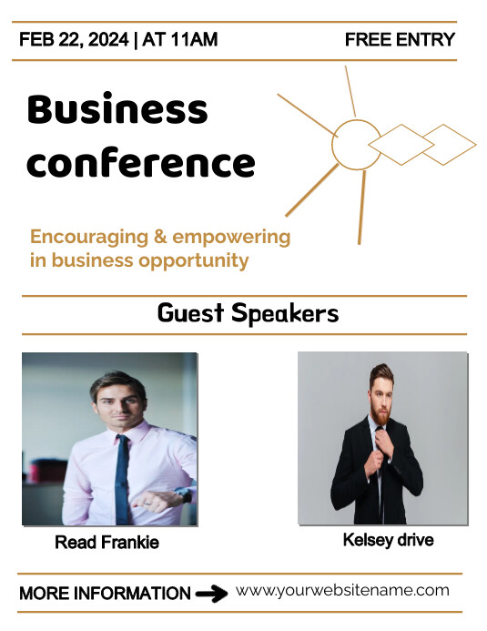 Business conference Template | PosterMyWall