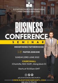 business conference Template | PosterMyWall