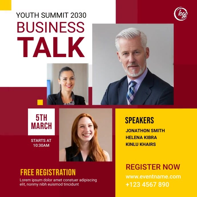 Modèle Business conference event flyer template | PosterMyWall