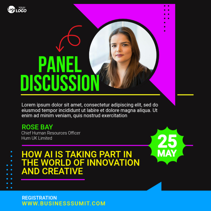 Business Conference Event Post Template | PosterMyWall