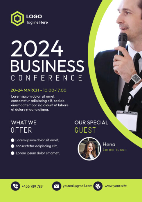 Modèle Business conference event poster | PosterMyWall