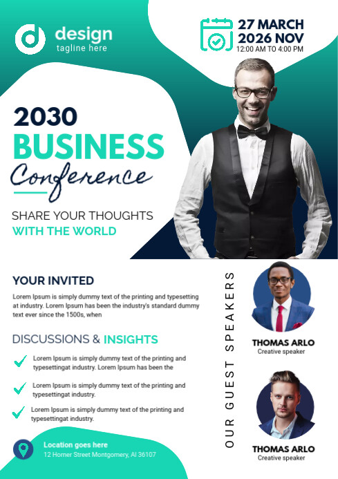 Business Conference Flyer Template | PosterMyWall