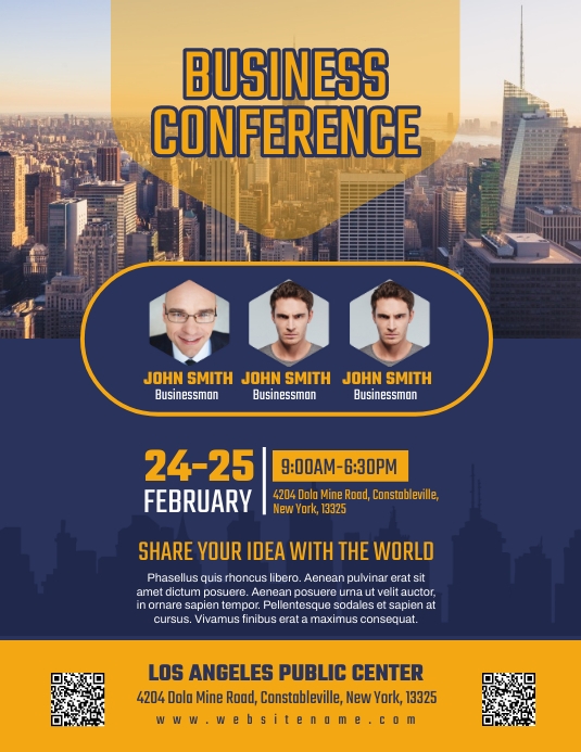 Plantilla de Business Conference Flyer | PosterMyWall