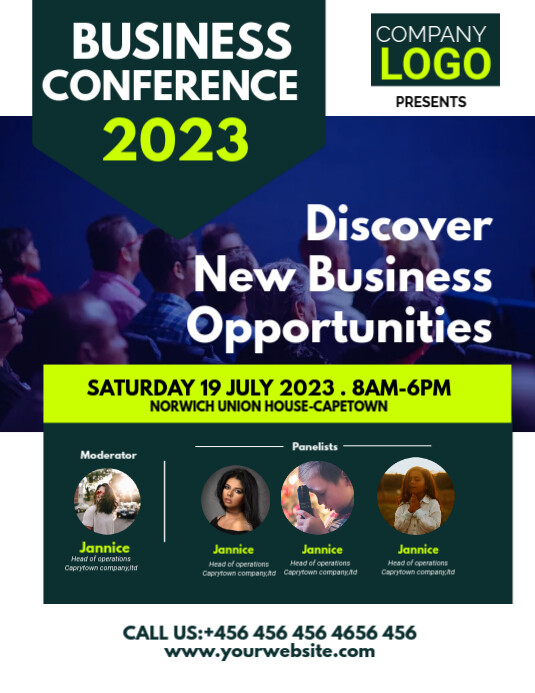 business conference flyer template (2) | PosterMyWall