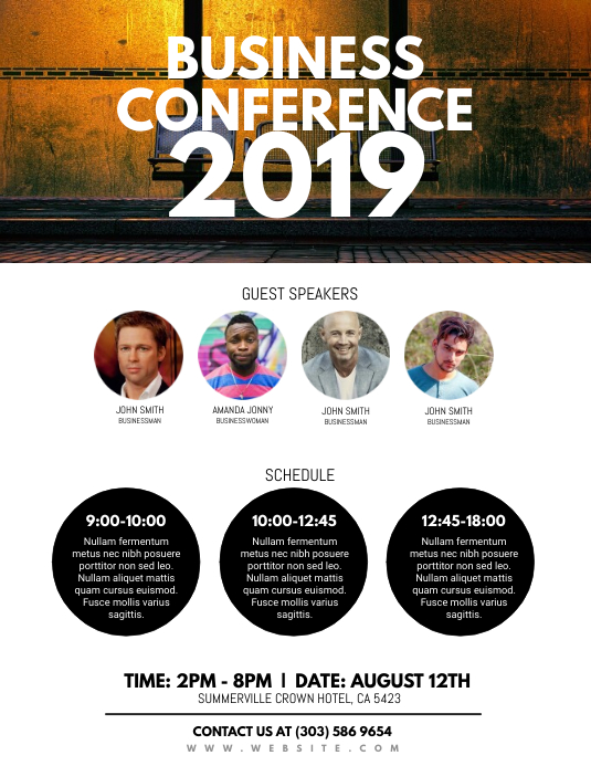 Business Conference Flyer Template | PosterMyWall