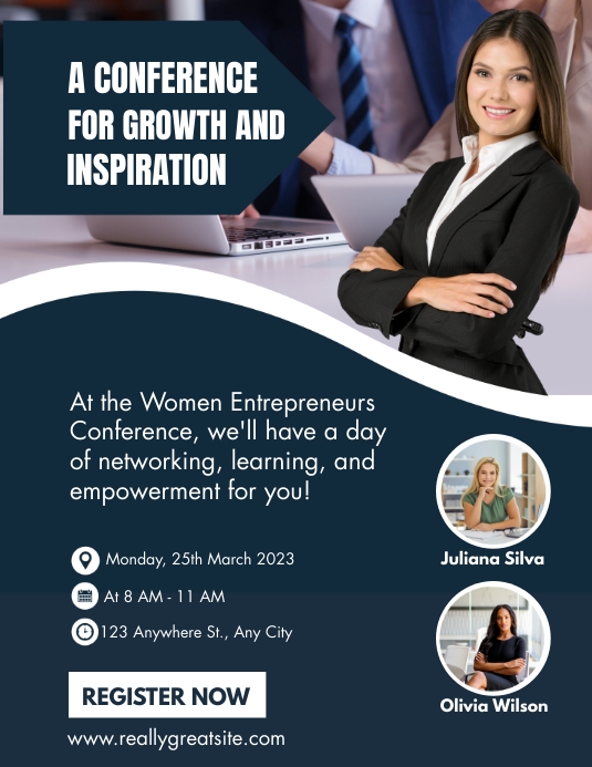 Copy of BUSINESS CONFERENCE FLYERS | PosterMyWall