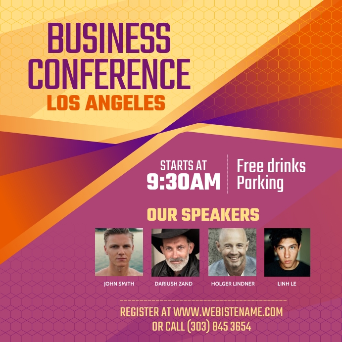 Business Conference Instagram Post Template | PosterMyWall