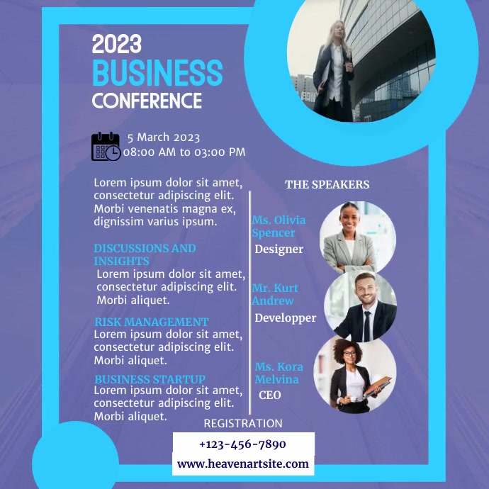 Business Conference Instagram Video Template | PosterMyWall