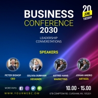 technology conference post Template | PosterMyWall