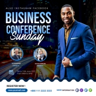 Business Conference Instagram Post Template | PosterMyWall