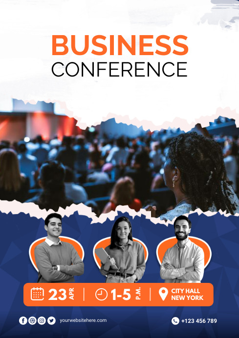 Business Conference Poster Template | PosterMyWall
