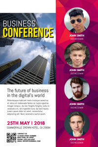 Business conference poster Template | PosterMyWall