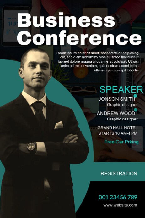 Business Conference Poster Template | PosterMyWall
