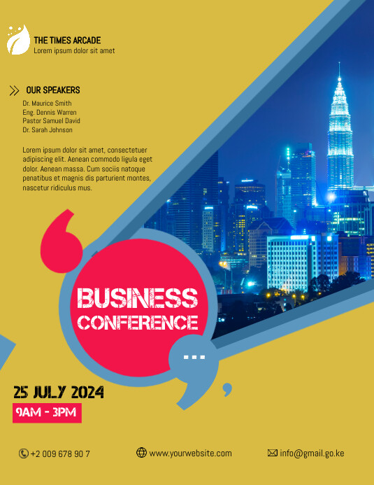 Copy of Business conference poster | PosterMyWall