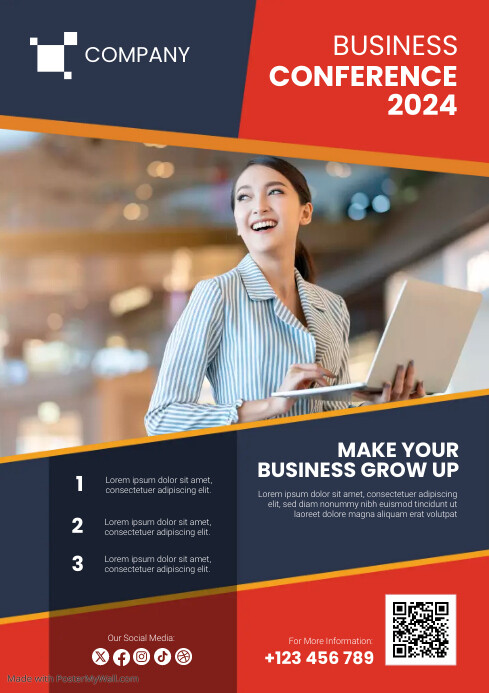 Business Conference Poster Flyer Template | PosterMyWall