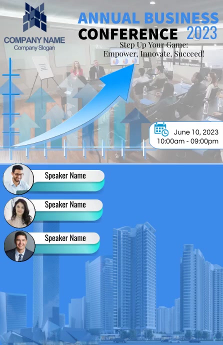 Plantilla de Business Conference Template | PosterMyWall