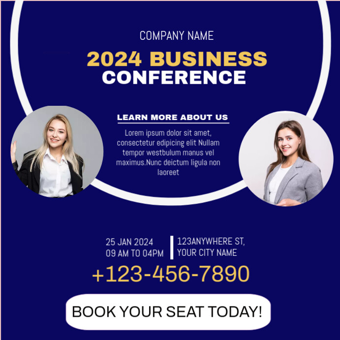 Business conference template | PosterMyWall