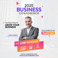 Business Conference Ads Template | PosterMyWall