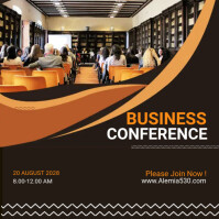 Business conference post template | PosterMyWall
