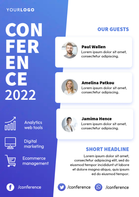 Business Conferences Ads Template | PosterMyWall