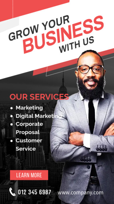 Copy of Business consultancy service banner ad | PosterMyWall