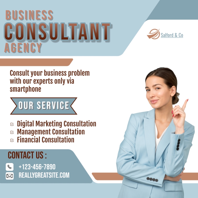 Copy of Business Consultant Agency | PosterMyWall