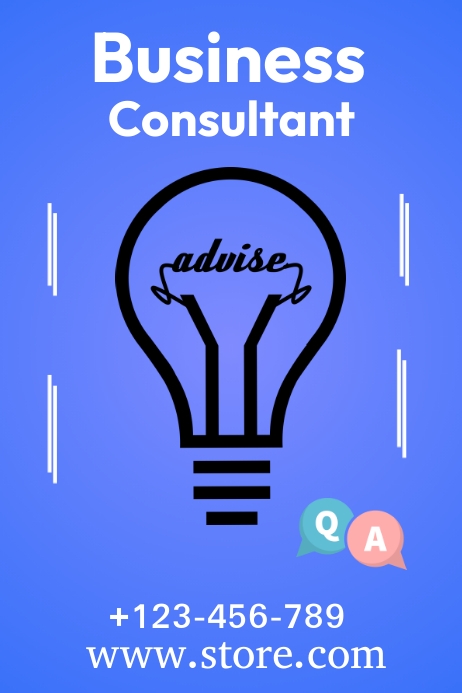 Business Consultant Template | PosterMyWall