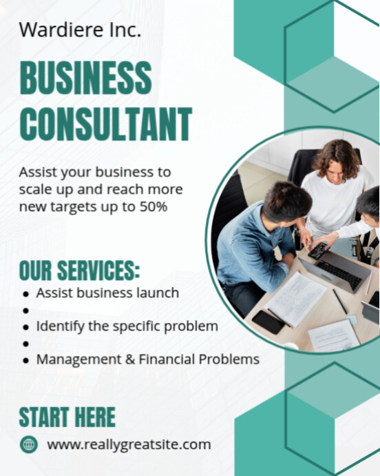 Business Consultant Template | PosterMyWall