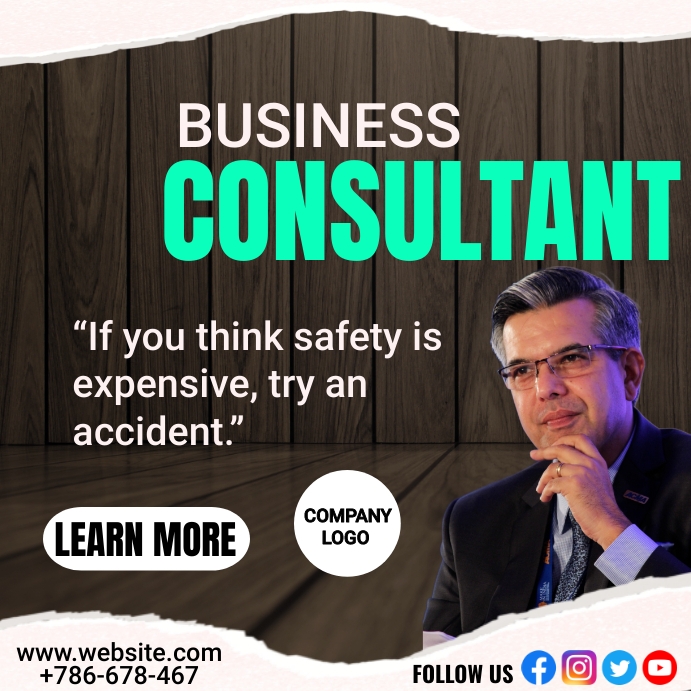 business consultant instagram ads Template | PosterMyWall