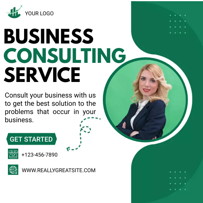 Business Consulting Service Template | PosterMyWall