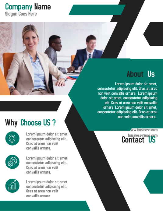 Business corporate agent flyer template design | PosterMyWall