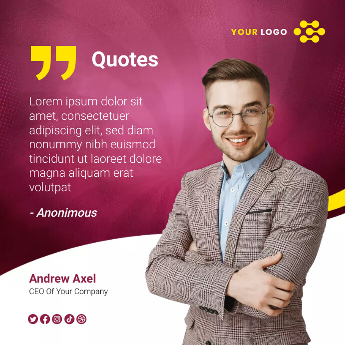 Business Corporate Quotes Template | PosterMyWall