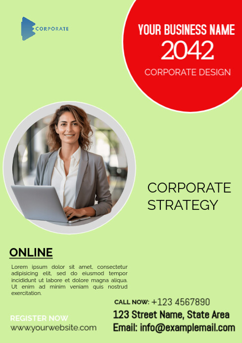 Business Corporate STRATEGY Flyer Template | PosterMyWall