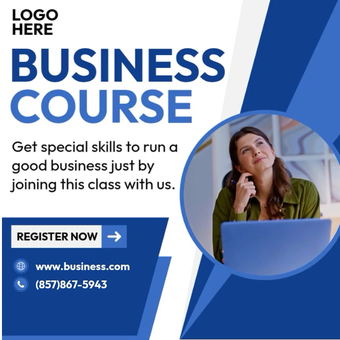 Business Course Ads Template | PosterMyWall