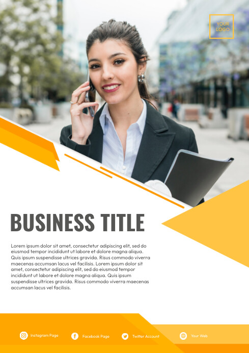 Business Cover Template | PosterMyWall