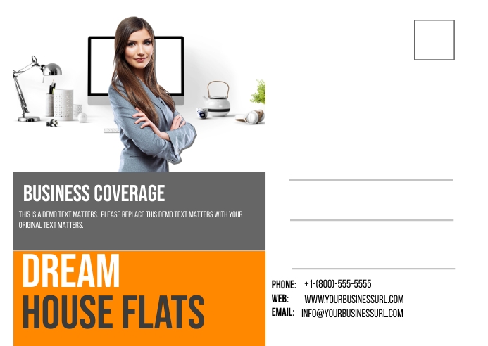 Business Coverage Template | PosterMyWall