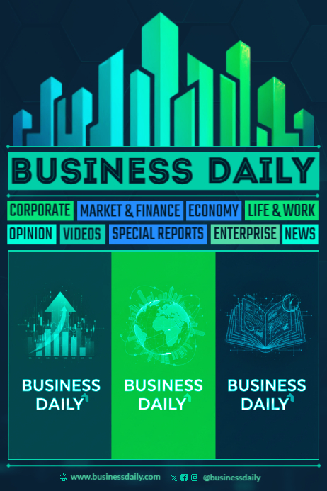 Business Daily: Market Vision Poster Template | PosterMyWall