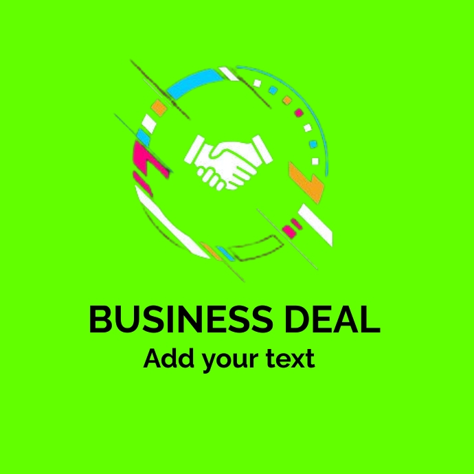 Plantilla de business deal | PosterMyWall