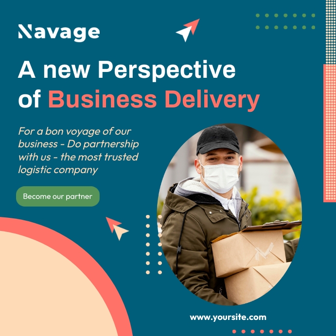 Business Delivery Creative Ads Template | PosterMyWall