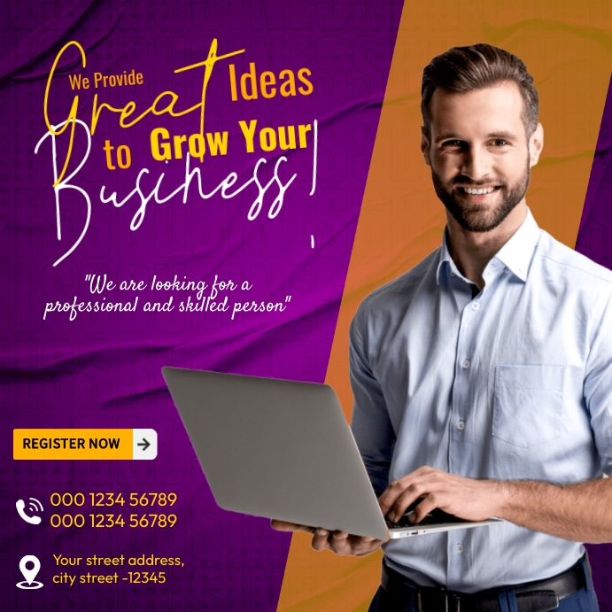 Business Digital Template | PosterMyWall