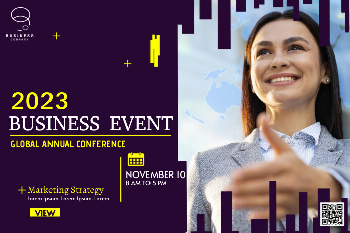 BUSINESS EVENT BANNER Template | PosterMyWall