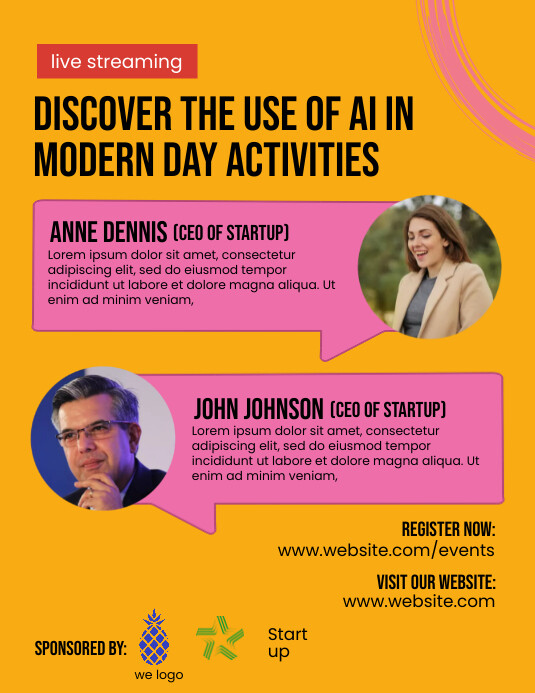 business event flyer Template | PosterMyWall