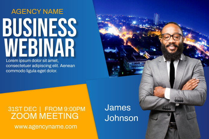 business event flyer Template | PosterMyWall