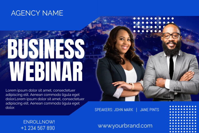 business event flyer Template | PosterMyWall