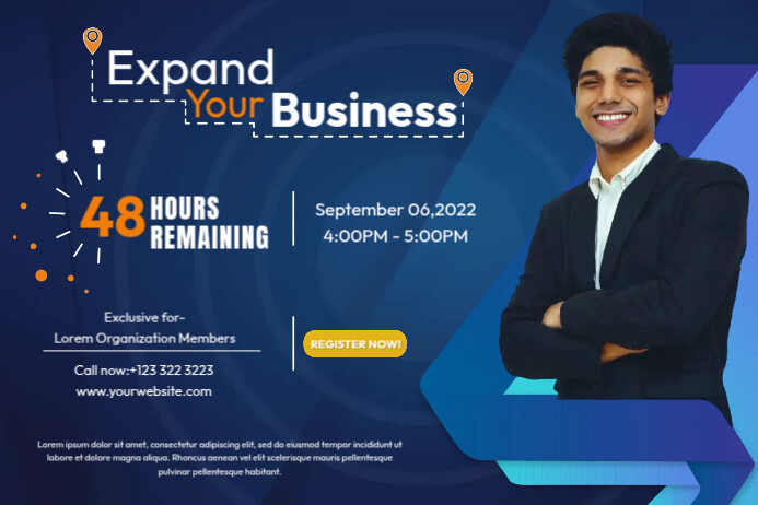 Business Expand Design Template | PosterMyWall