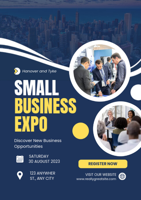 Plantilla de business expo template | PosterMyWall