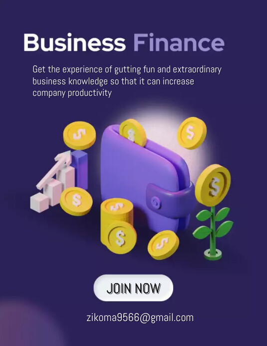 Plantilla de business finance | PosterMyWall